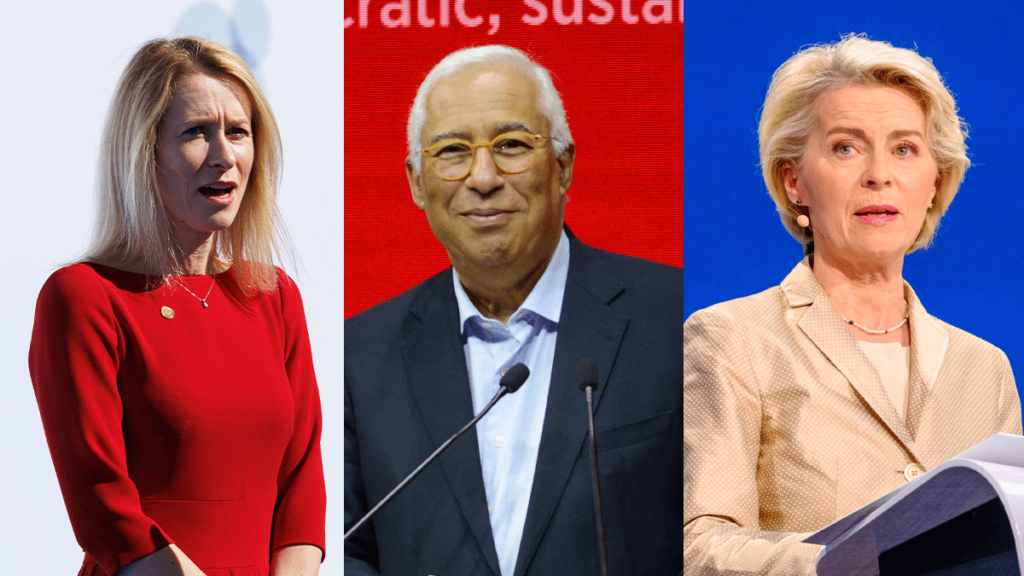 Von der Leyen, Costa et Kallas se partagent les principales positions ...